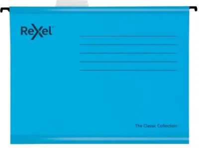 Rexel Classic Foolscap Reinforced Filing Cabinet Suspension Files ...