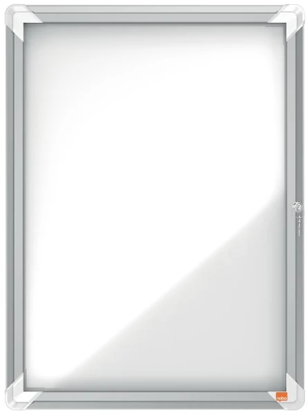 Nobo Premium Plus Outdoor Magnetic Lockable Notice Board 4 x A4 White ...