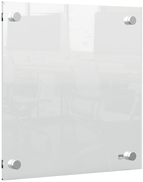 Nobo Transparent Acrylic Mini Whiteboard Wall Mounted 300mm x 300mm ...