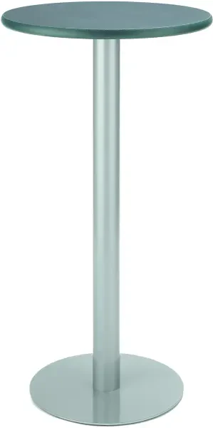 Metalliform Round MDF Edge Poseur Table with Weighted Base - (d) 600mm ...