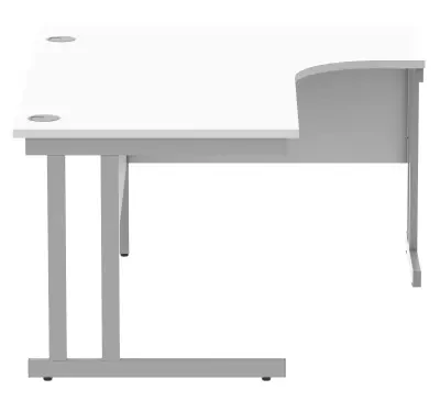Gala Corner Desk with Cantilever Frame - 1600mm x 1200mm Left Hand ...