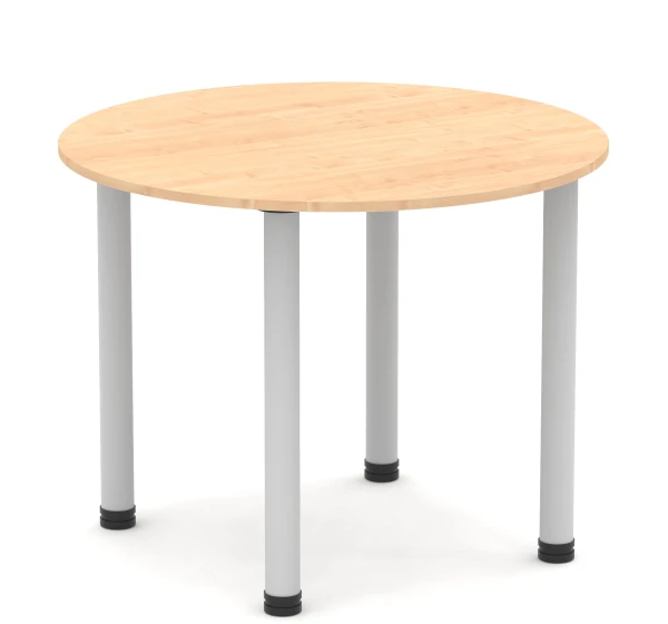 Dynamic Impulse Round Table with Post Legs - 800mm - Office Furniture ...