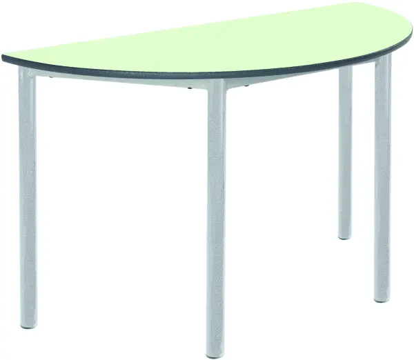 Metalliform RT45 Fully Welded Duraform Edge Semi-Circular Table ...