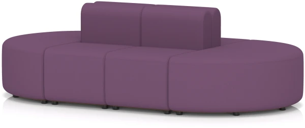 Dynamic Mawsley Modular Low Back Capsule Island - 8 Seater - Office ...